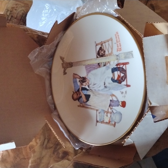 Norman Rockwell | Dining | Vintage Norman Rockwell 971 Four Seasons ...
